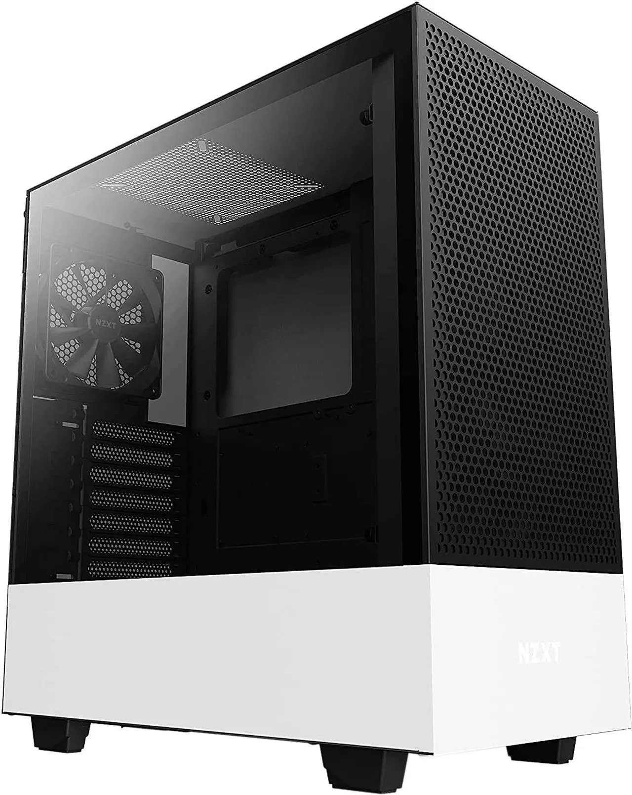 Open Box: NZXT H510 Flow CA-H52FW-01 Matte White Cases (Computer Cases ...