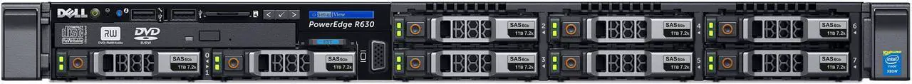 Dell PowerEdge R630 - Server - rack-mountable - 1U - 2-way - 2 x Xeon ...