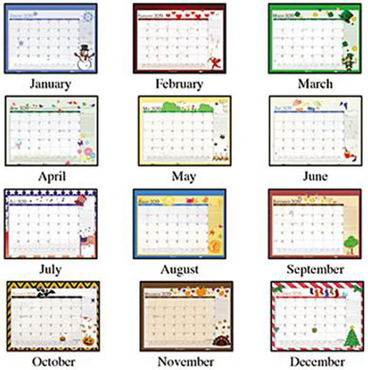 House of Doolittle Calendar,Seasonal,Dsk,Sm 1396 - Newegg.com