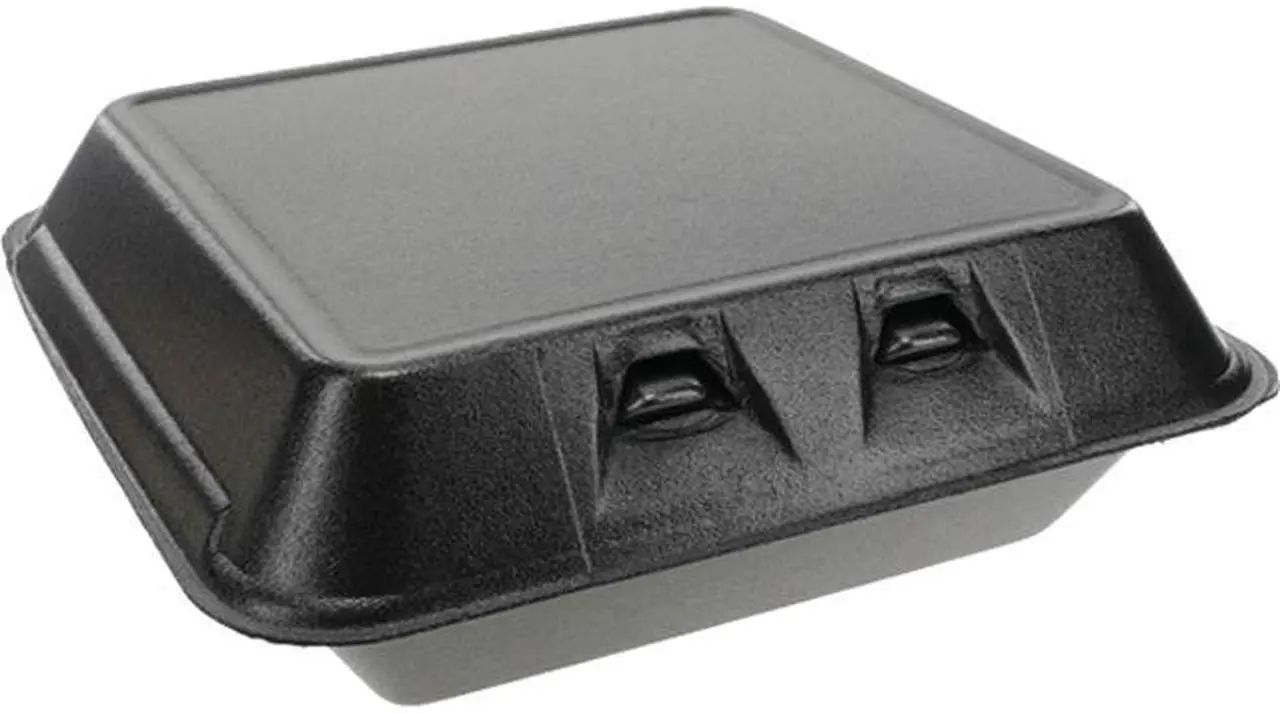Pactiv Container,Large,1c,Bk YHLB09010000 - Newegg.com