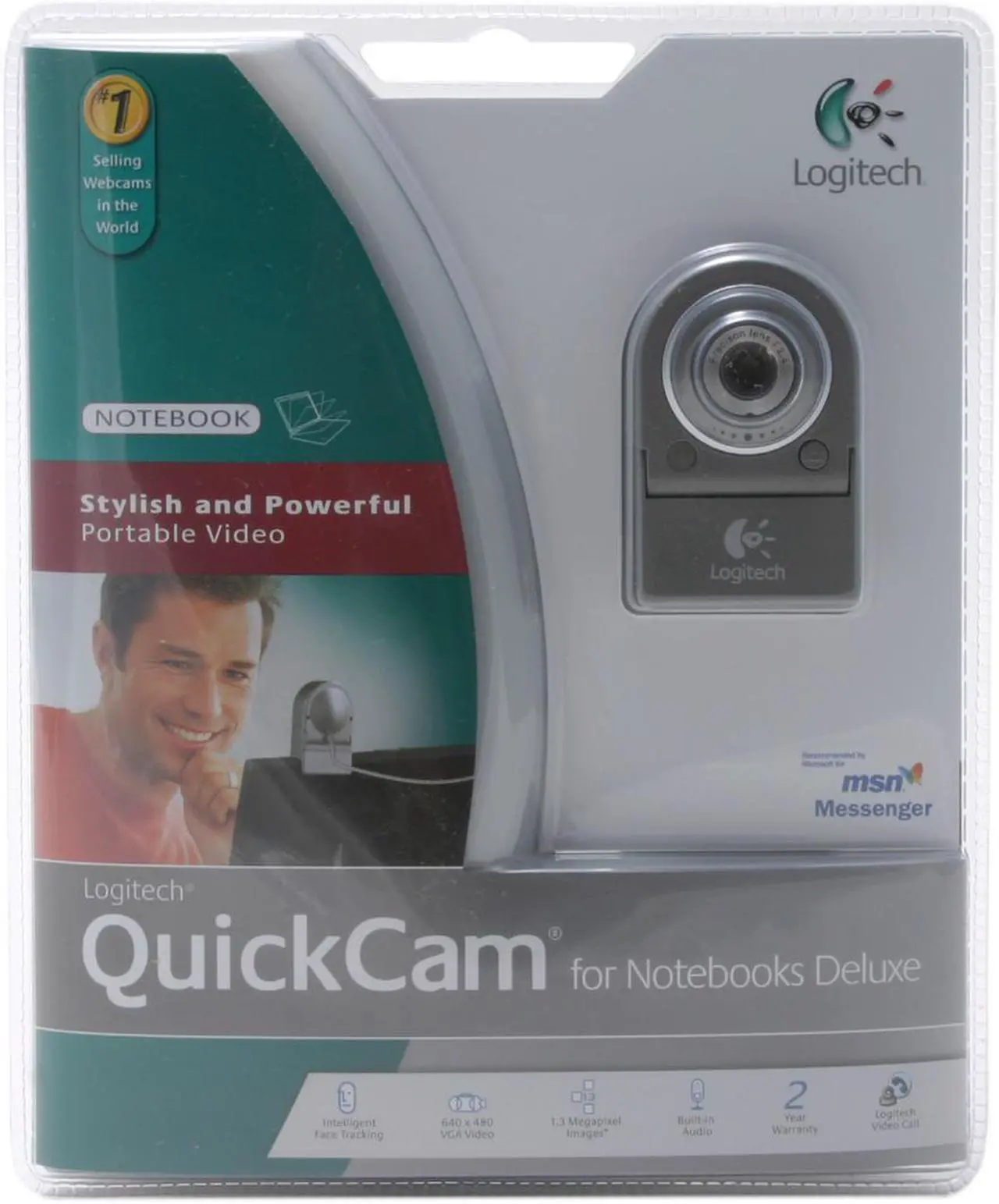 Logitech QuickCam for Notebooks Deluxe WebCam - Newegg.com