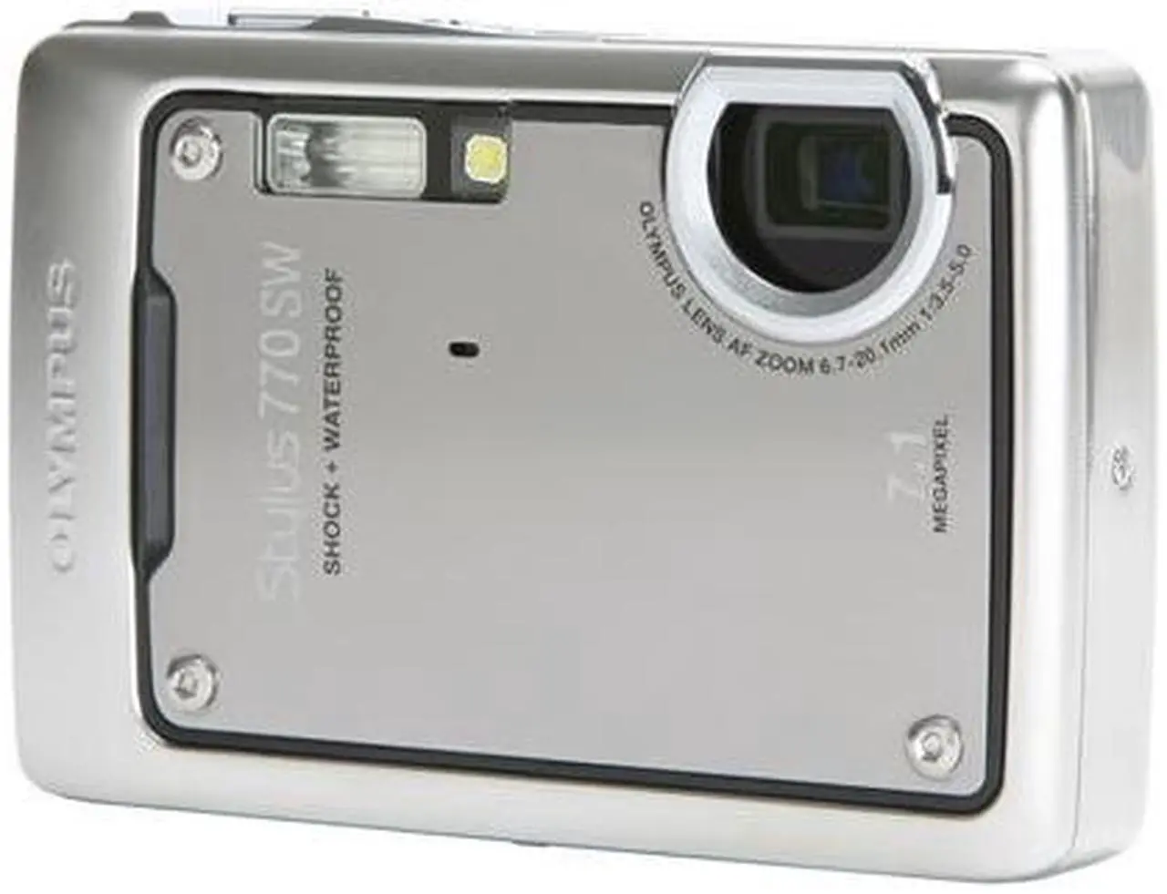 OLYMPUS Stylus 770 SW Silver 7.1 MP Digital Camera - Newegg.com