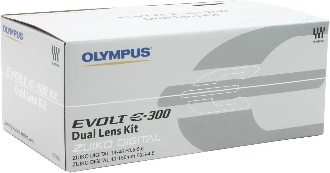 OLYMPUS EVOLT E-300 Black 8.0 MP 1.8" 134K LCD Digital SLR Camera w ...
