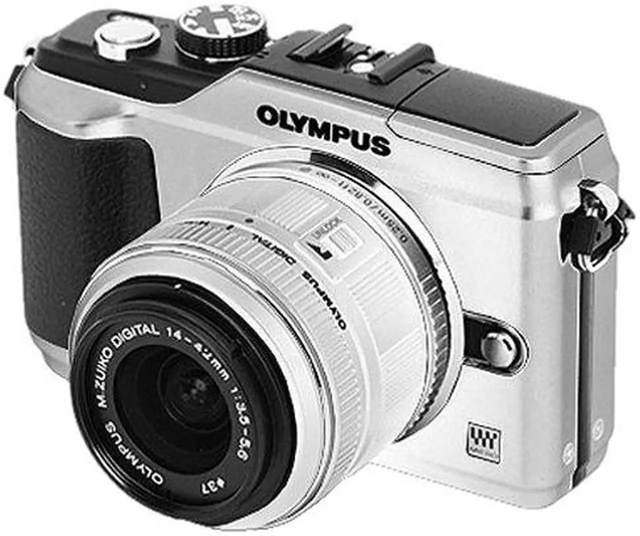 Refurbished: OLYMPUS E-PL2 Silver Digital Camera (Body with Lens Kit ...