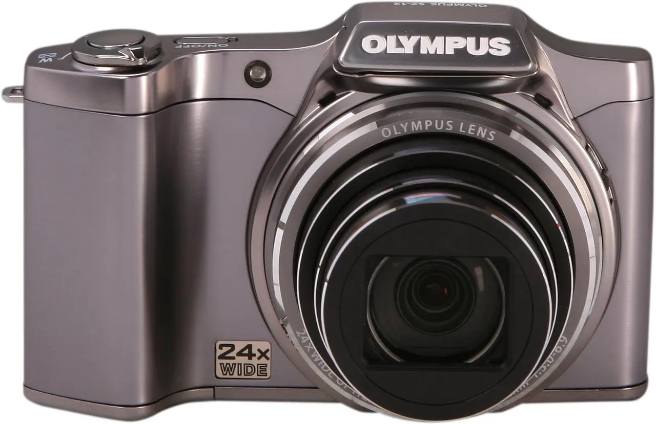 OLYMPUS SZ-12 Silver 14 MP 25mm Wide Angle Digital Camera HDTV Output ...
