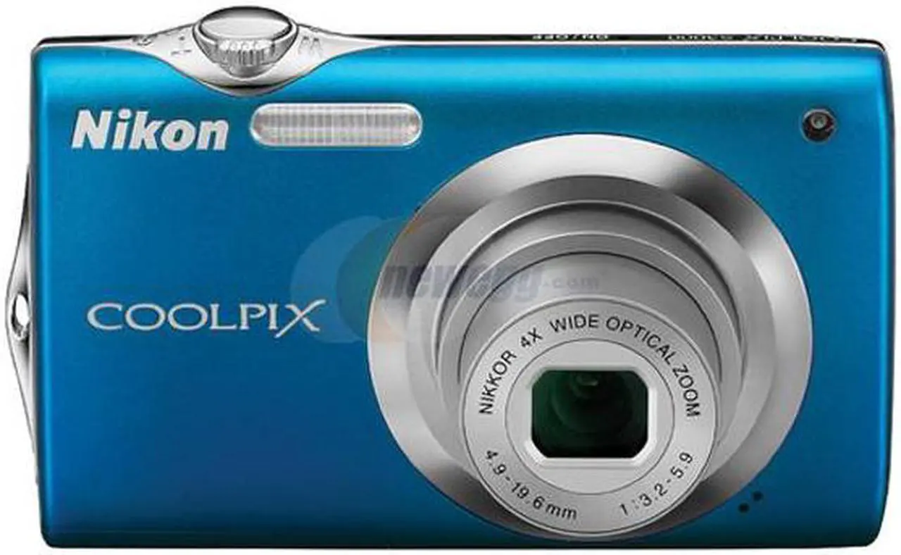 Nikon COOLPIX S3000 Blue 12.0 MP 27mm Wide Angle Digital Camera ...