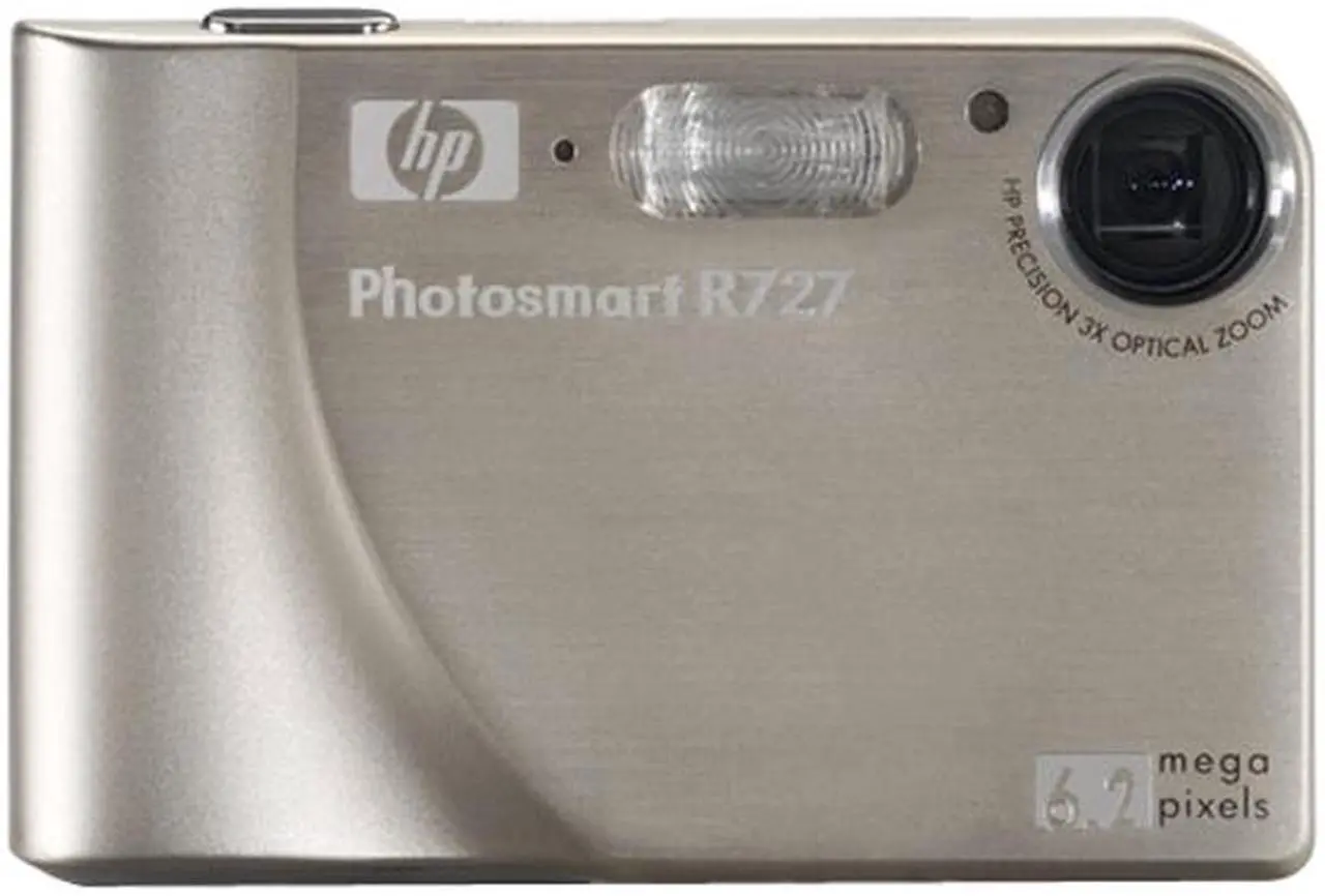 Refurbished: HP Photosmart R727 Silver 6.2 MP Digital Camera - Newegg.com