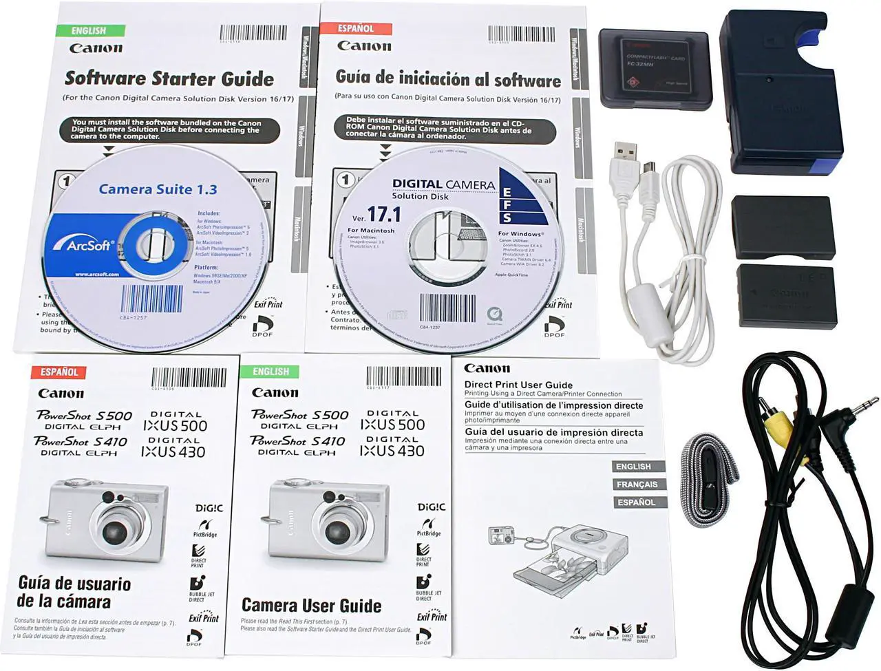 Canon PowerShot S500 Silver 5.0MP Digital Camera - Newegg.com