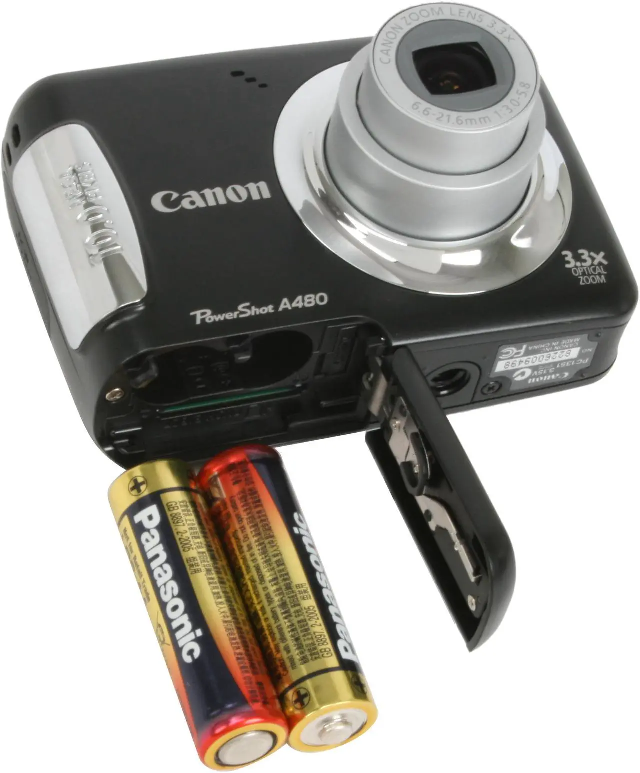 Canon PowerShot A480 Black 10.0 MP Digital Camera - Newegg.com