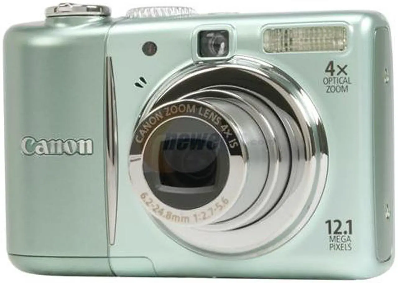 Canon PowerShot A1100 IS Green 12.1 MP Digital Camera - Newegg.com