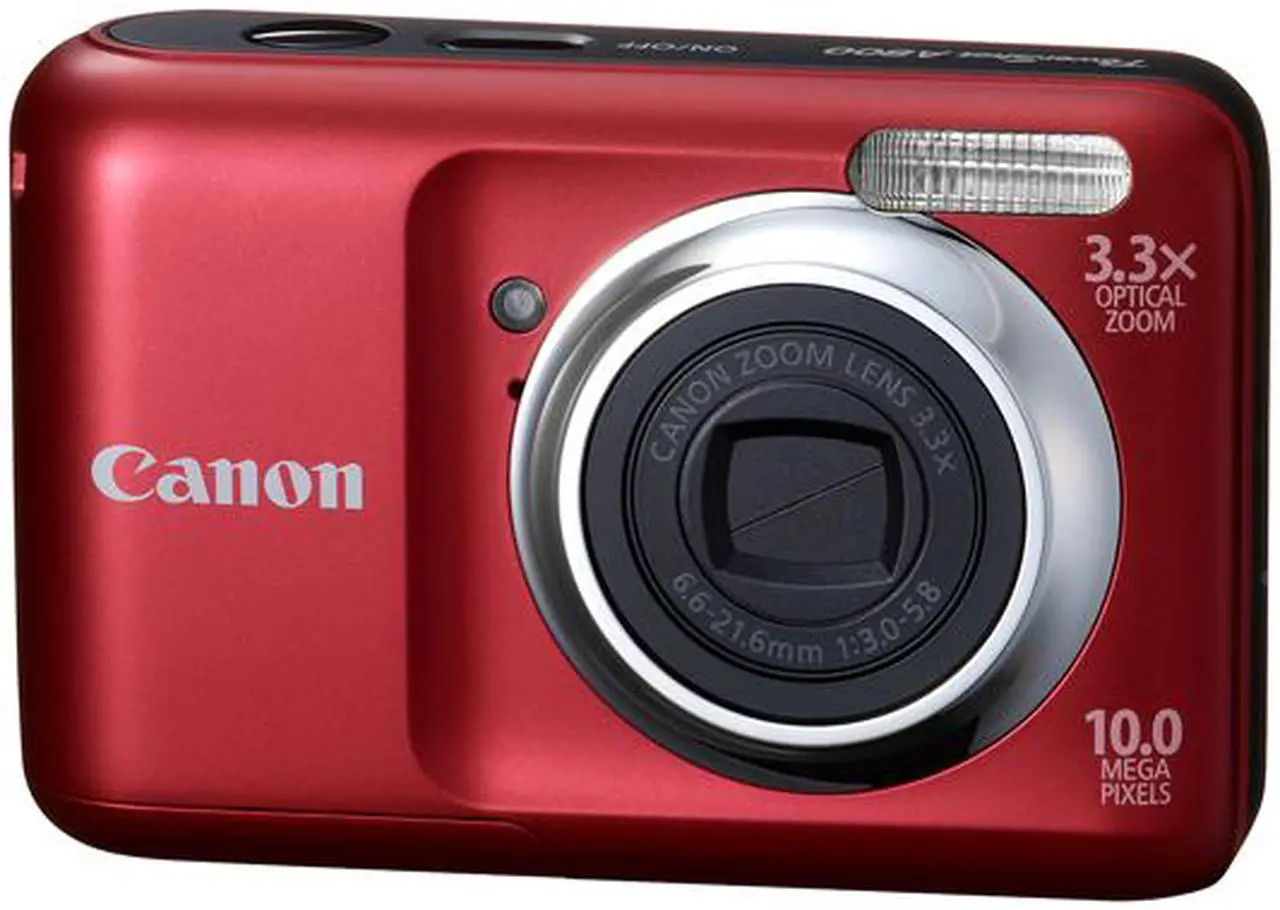 Canon PowerShot A800 Red 10.0 MP Digital Camera - Newegg.ca