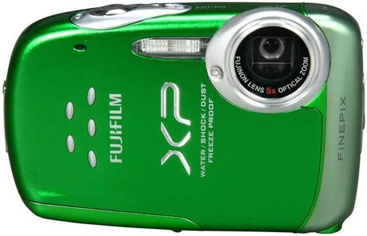 Refurbished: FUJIFILM FINEPIX XP10 Green 12.0 MP Waterproof Shockproof ...