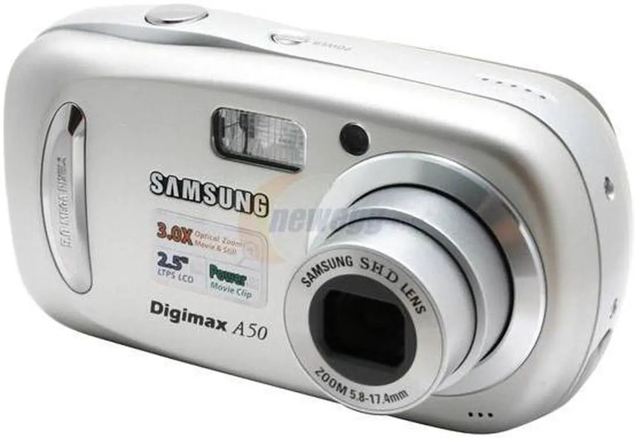SAMSUNG DIGIMAX A50 Silver 5.0 MP Digital Camera - Newegg.com