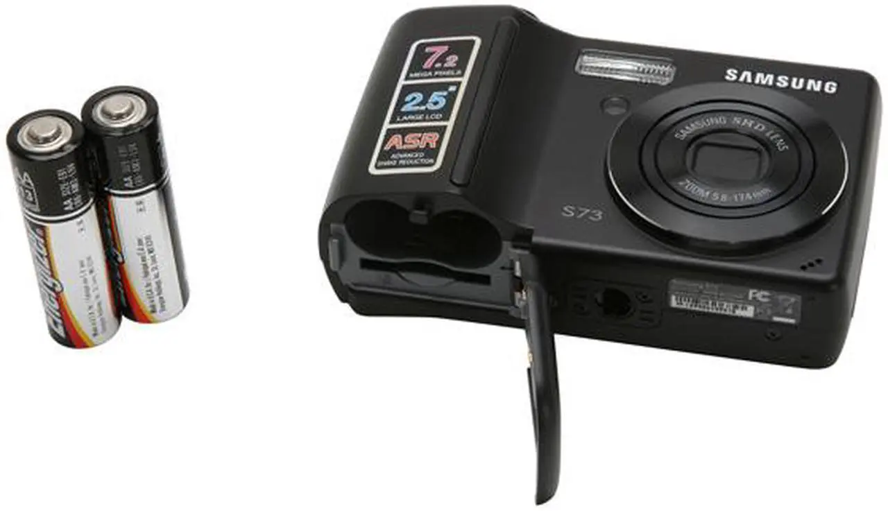 SAMSUNG S73 Black 7.2 MP Digital Camera - Newegg.com