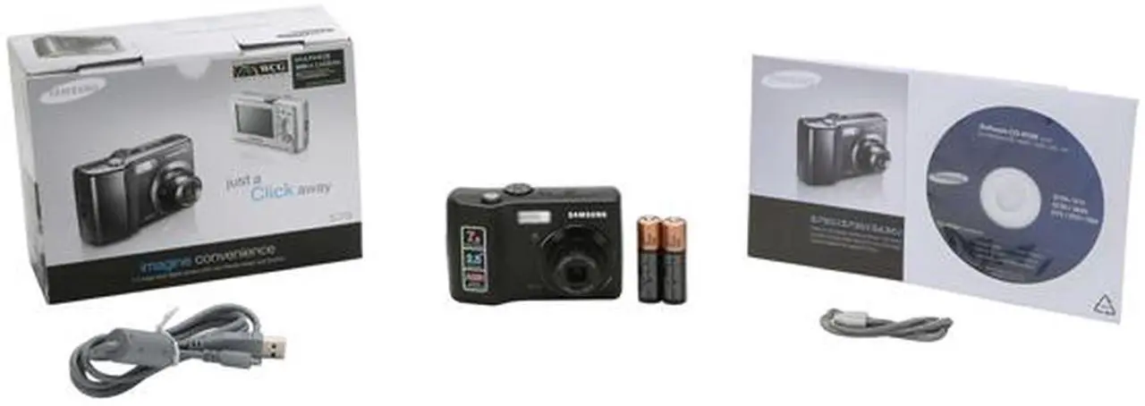 SAMSUNG S73 Black 7.2 MP Digital Camera - Newegg.com