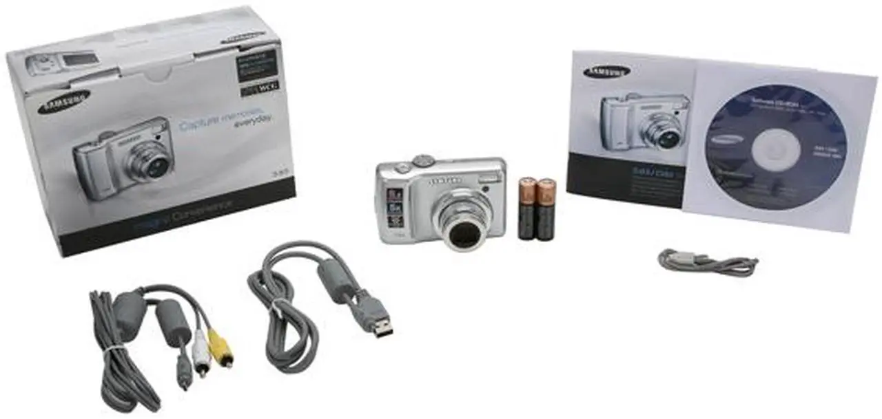 SAMSUNG S85 Silver 8.2 MP Digital Camera - Newegg.com