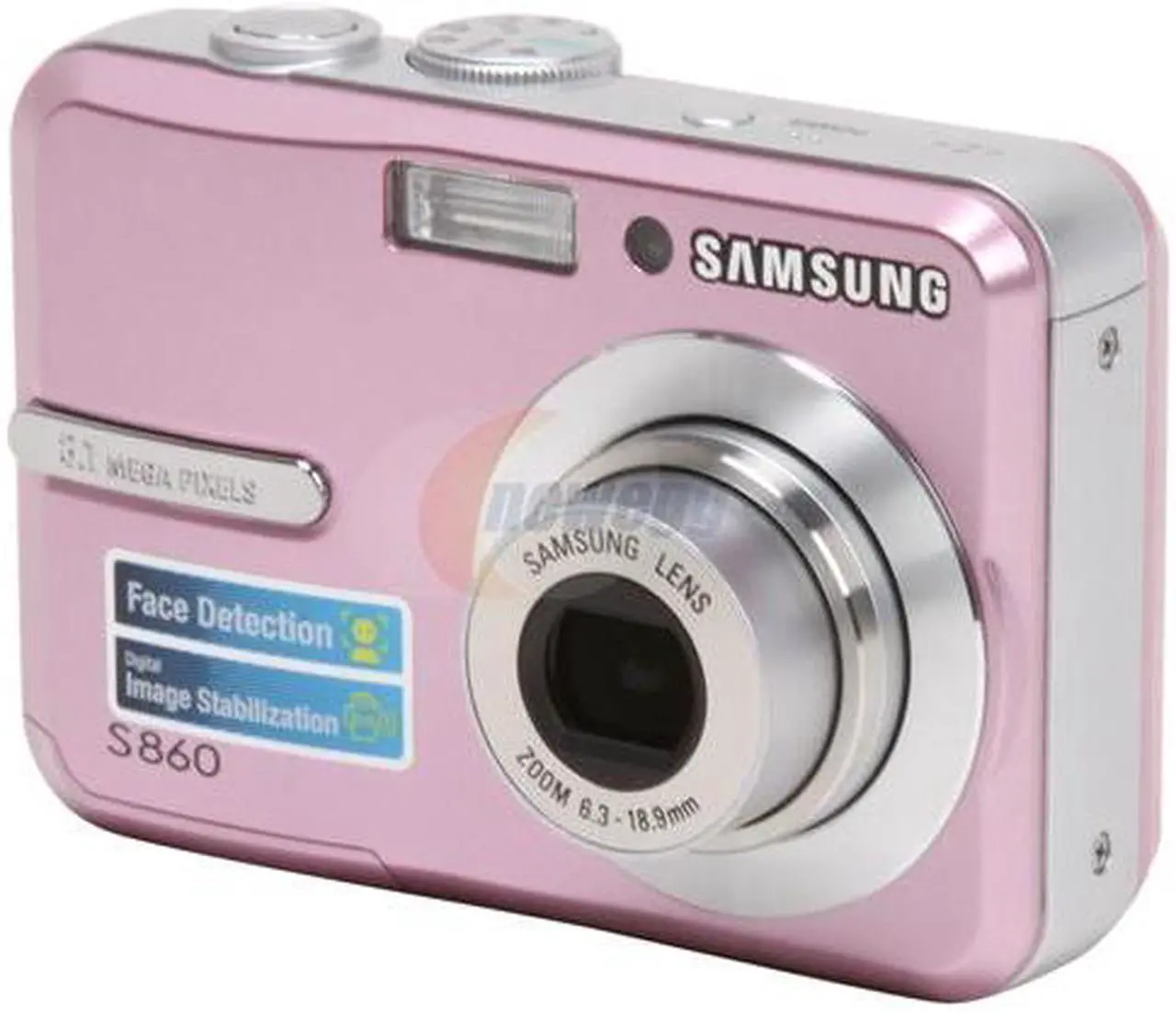 SAMSUNG S860 Pink 8.1 MP Digital Camera - Newegg.com