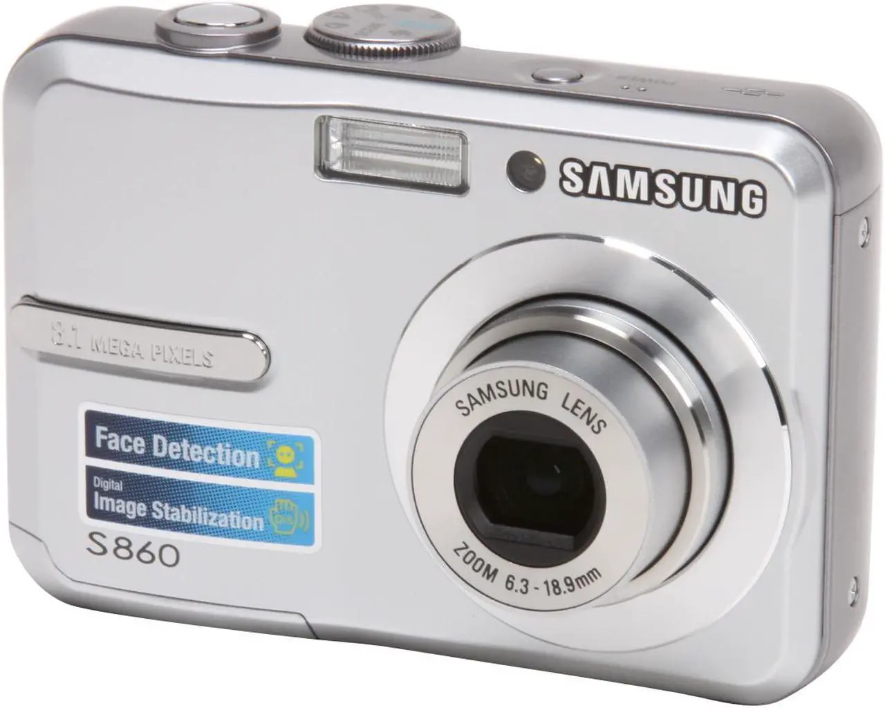 SAMSUNG S860 Silver 8.1 MP Digital Camera - Newegg.com