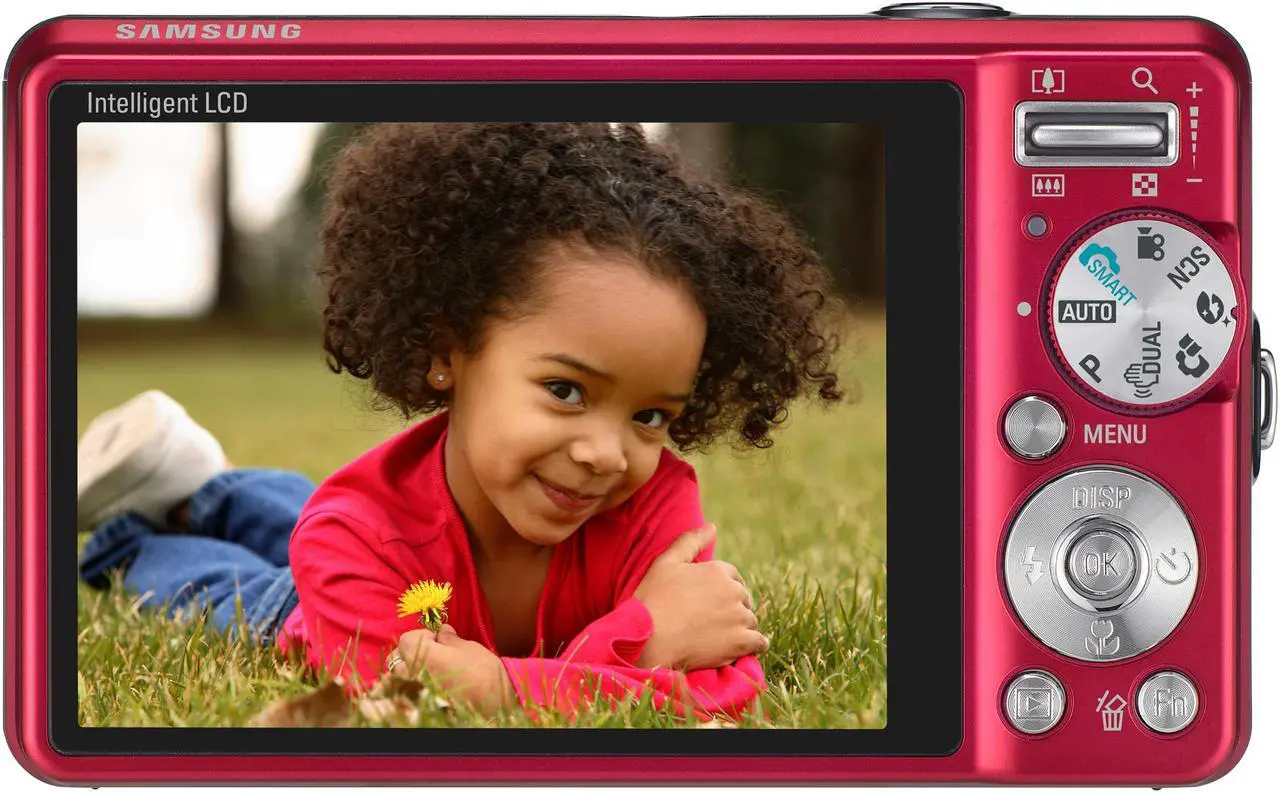 SAMSUNG SL720 Red 12.2 MP 28mm Wide Angle Digital Camera - Newegg.com