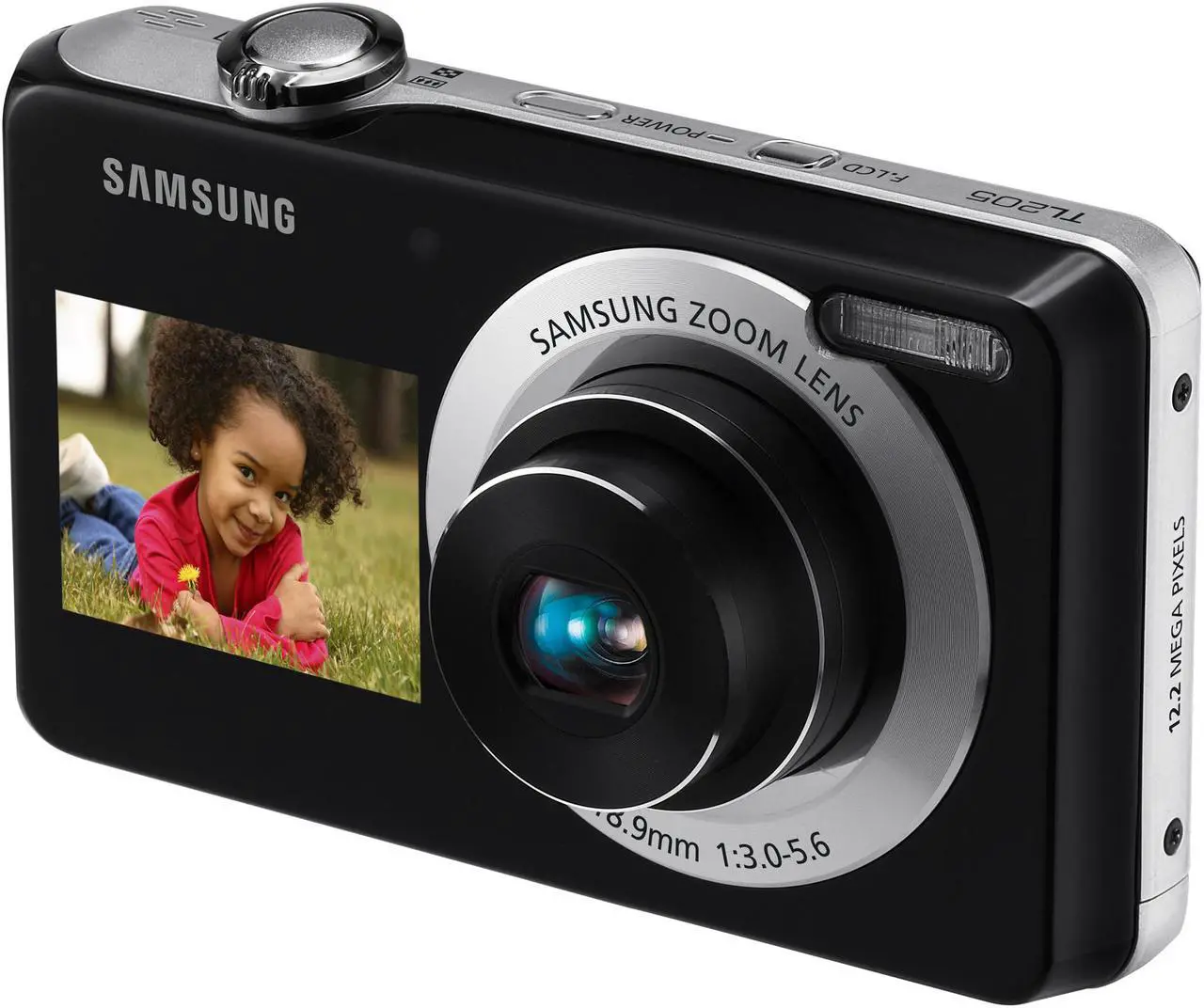 SAMSUNG DualView TL205 12.2 MP Digital Camera - Newegg.com