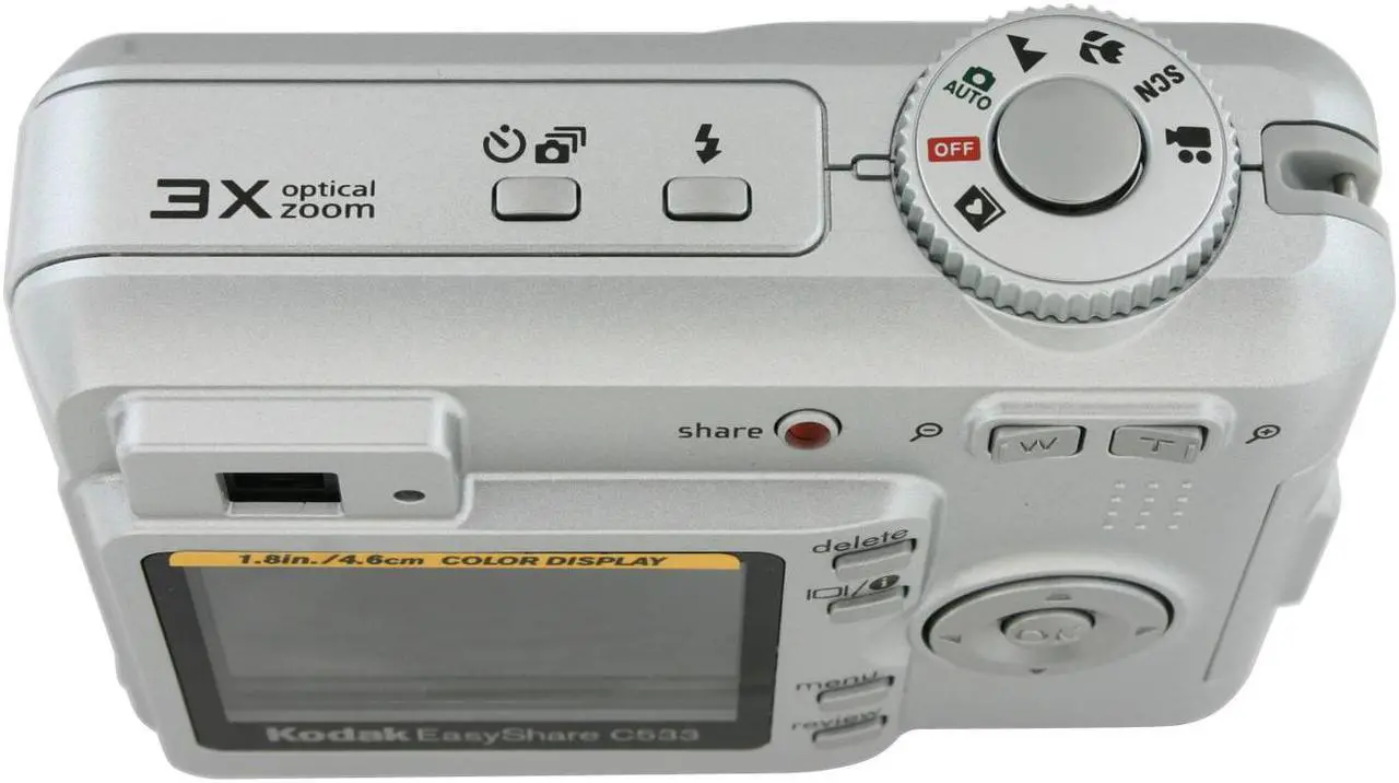 Kodak EasyShare C533 Silver 5.0 MP Digital Camera - Newegg.com