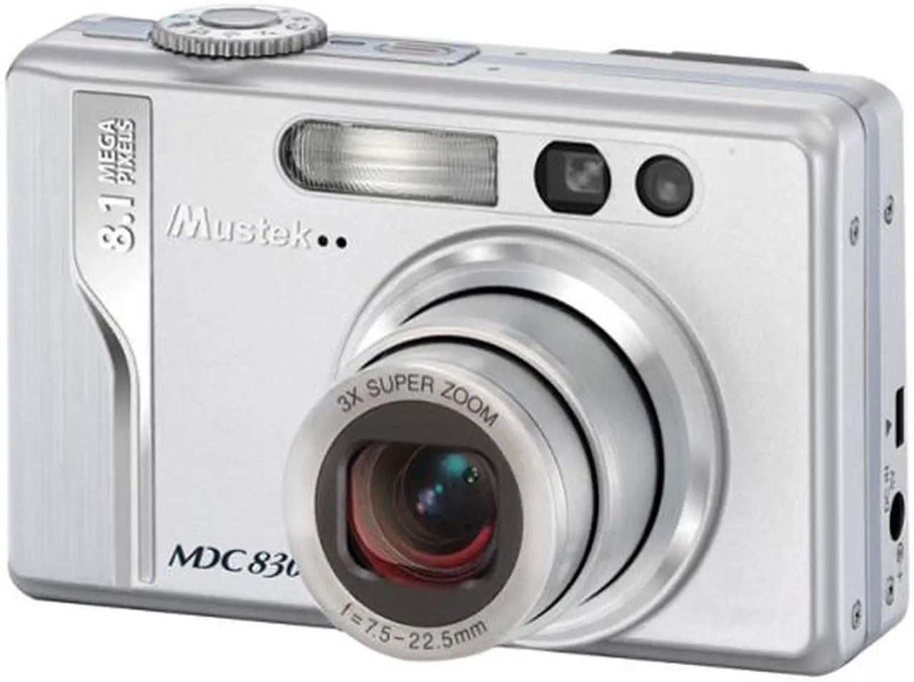 Mustek MDC 830Z Silver 8.0MP Digital Camera & PC Cam - Newegg.com