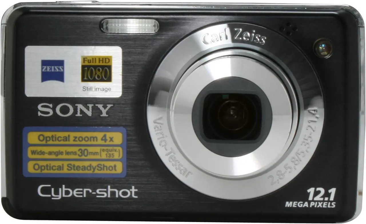 SONY Cyber-shot DSC-W220 Black 12.1 MP Digital Camera - Newegg.com