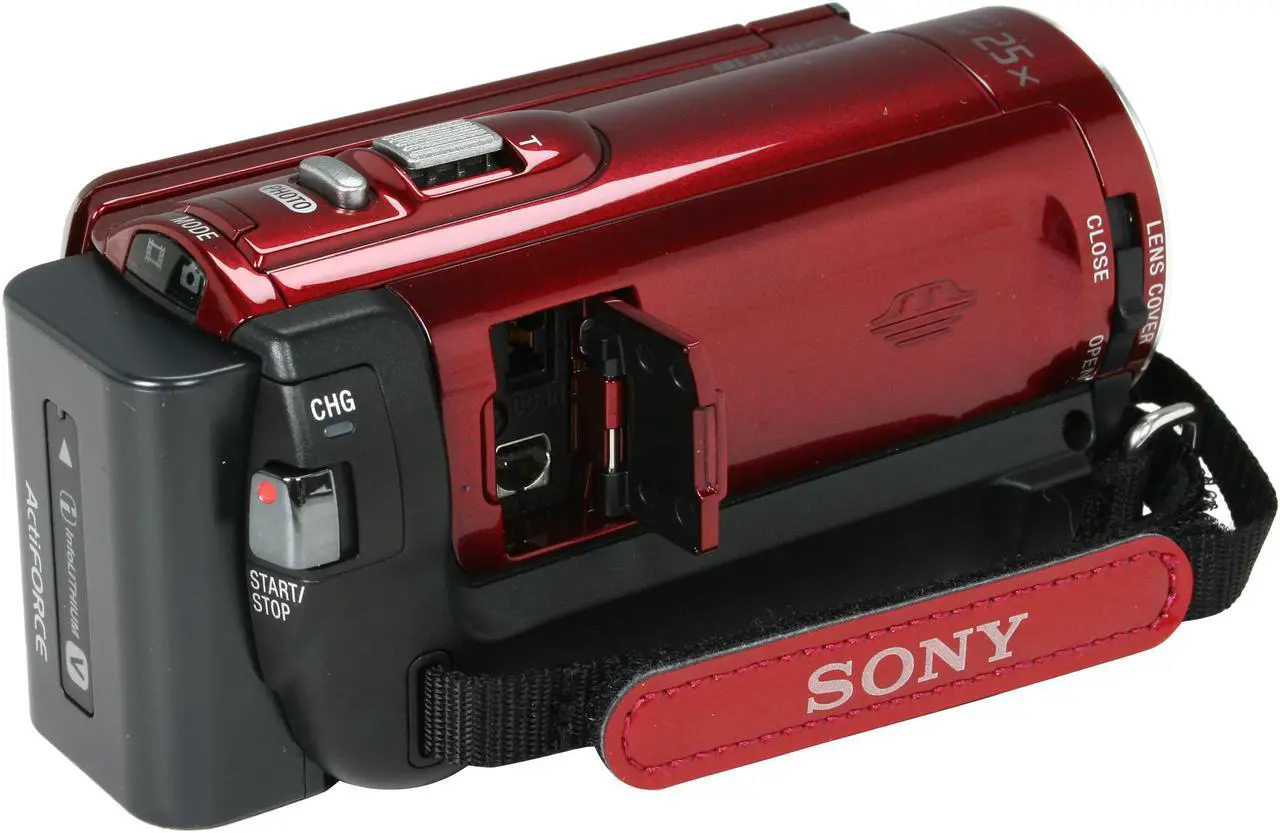 Open Box: SONY HDR-CX110 Red HD Handycam Camcorder - Newegg.com