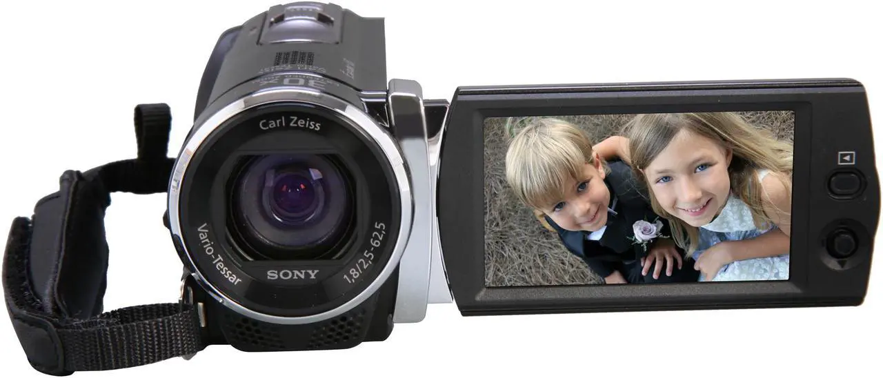 SONY HDR-CX190/B Black Full HD Camcorder - Newegg.com