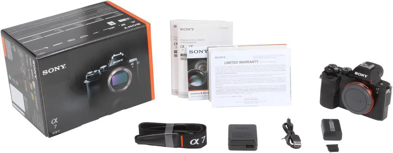 Open Box: SONY Alpha a7 ILCE-7/B Black Interchangeable Lens Camera ...