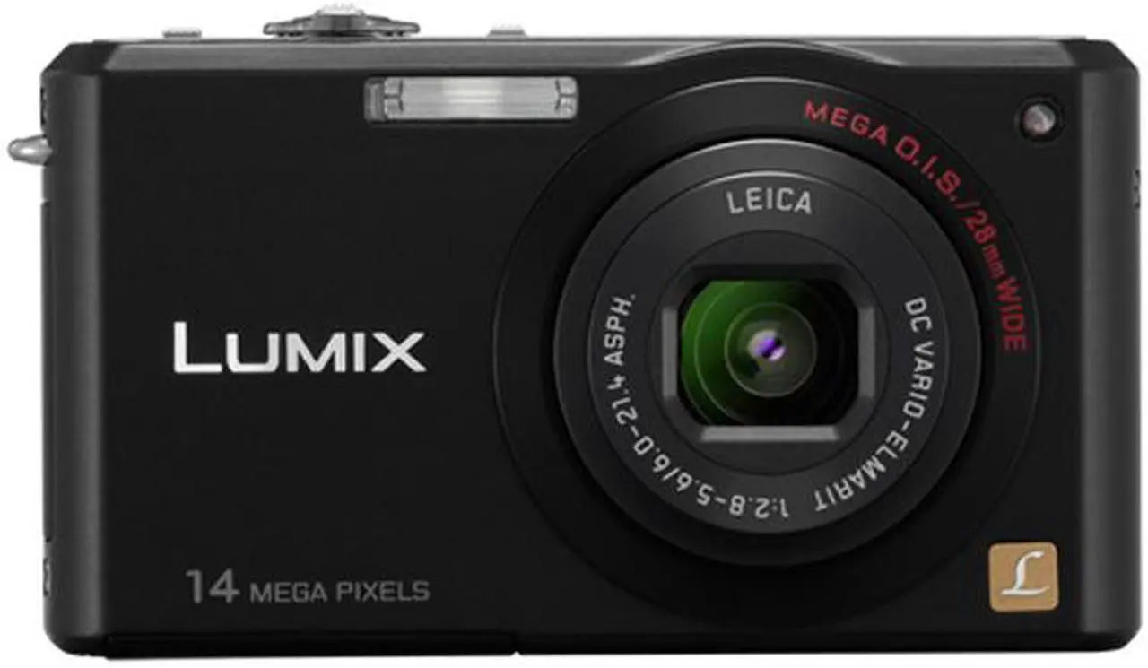 Panasonic Lumix DMC-FX150 Black 14.7 MP 28mm Wide Angle Digital Camera ...