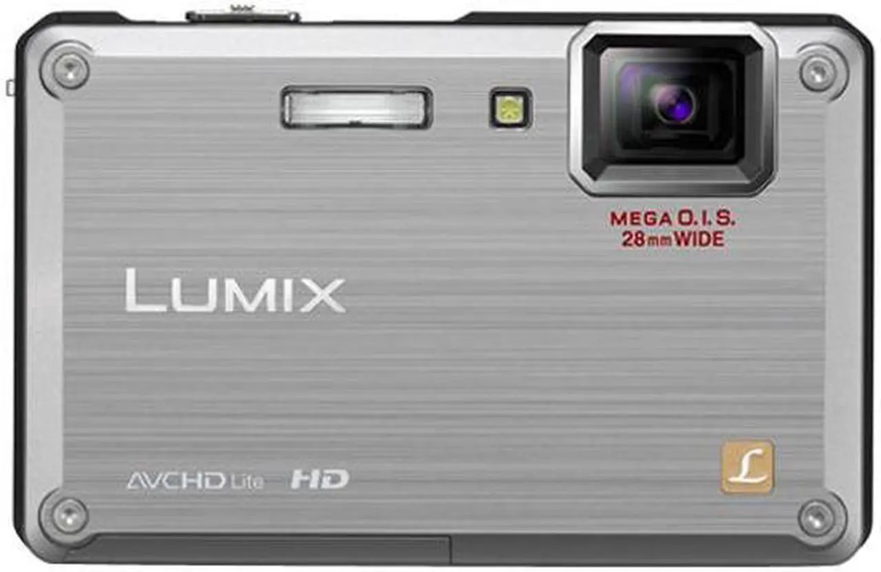 Panasonic LUMIX DMC-TS1 Silver 12.1 MP Waterproof Shockproof 28mm Wide ...