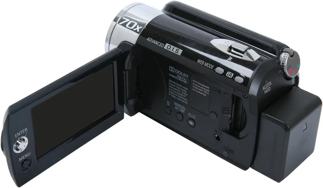 Panasonic SDR-H80 Black 60GB Standard Definition Camcorder - Newegg.com
