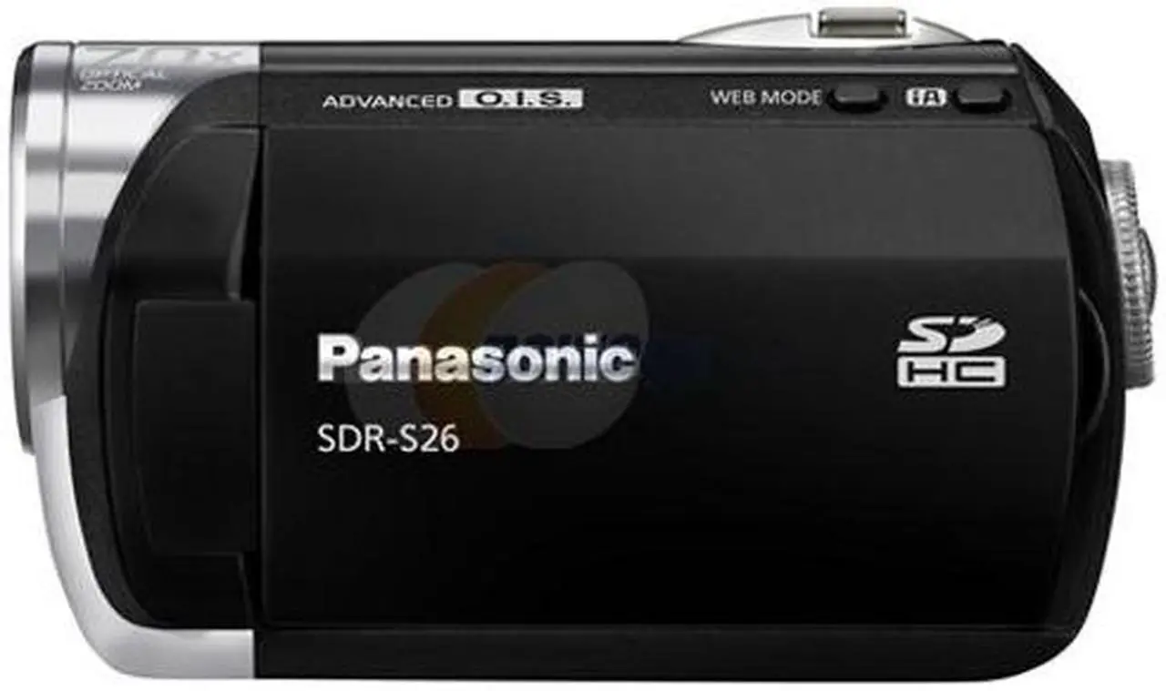 Panasonic SDR-S26 Black SD Card Standard Definition Camcorder - Newegg.com
