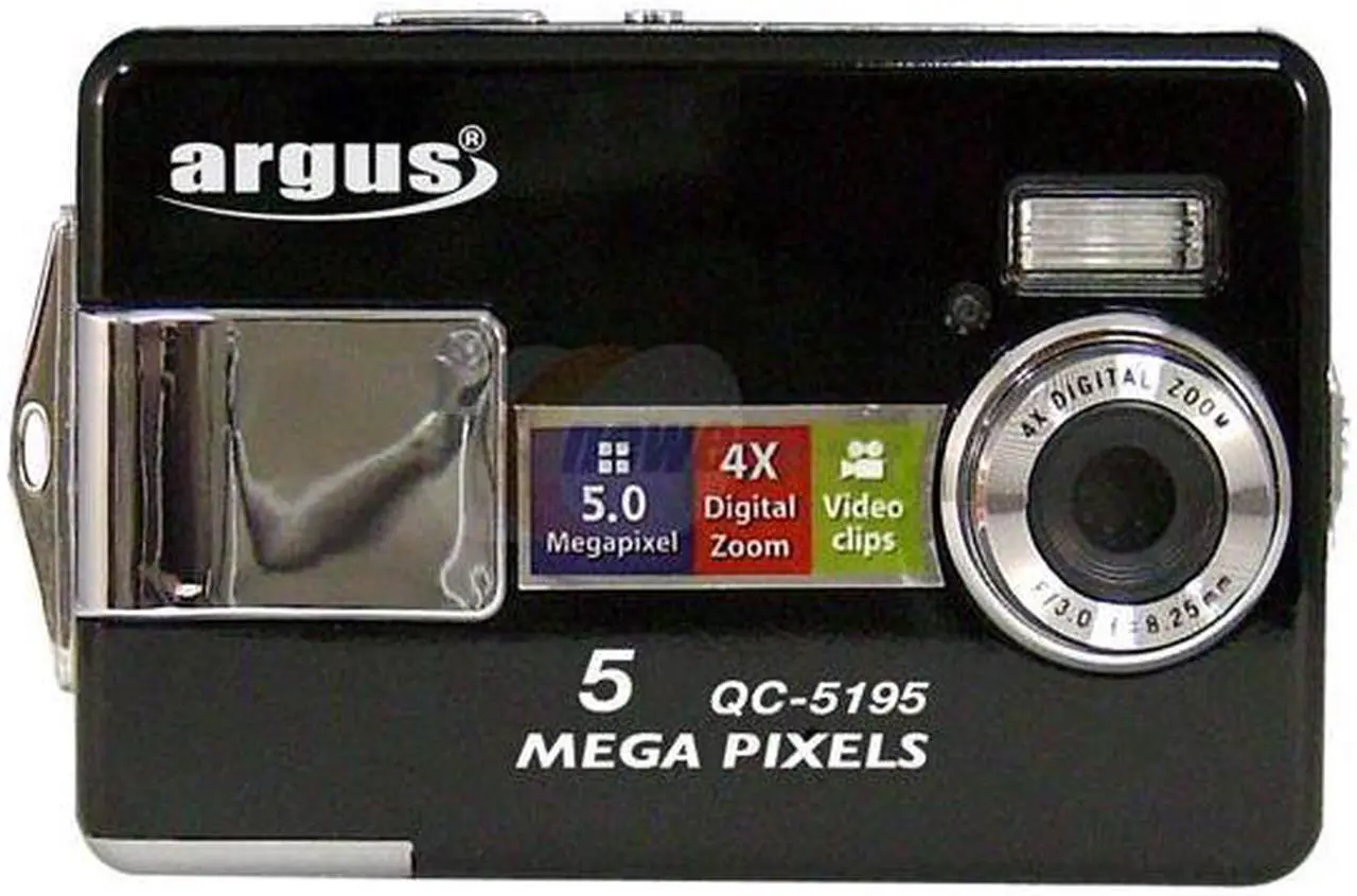 Argus DC-5195 Black 5.0 MP Digital Camera - Newegg.com