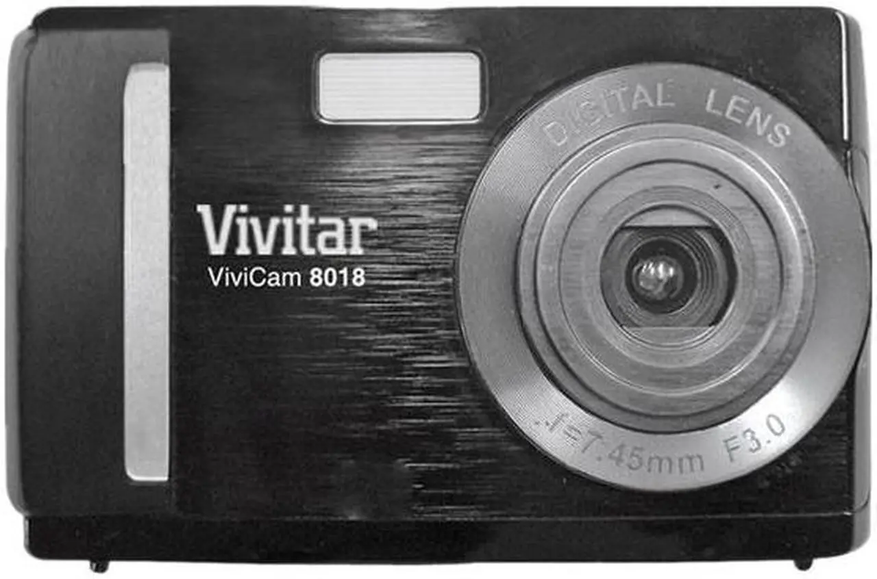 Vivitar ViviCam 8018 Black 8.1 MP Digital Camera - Newegg.com