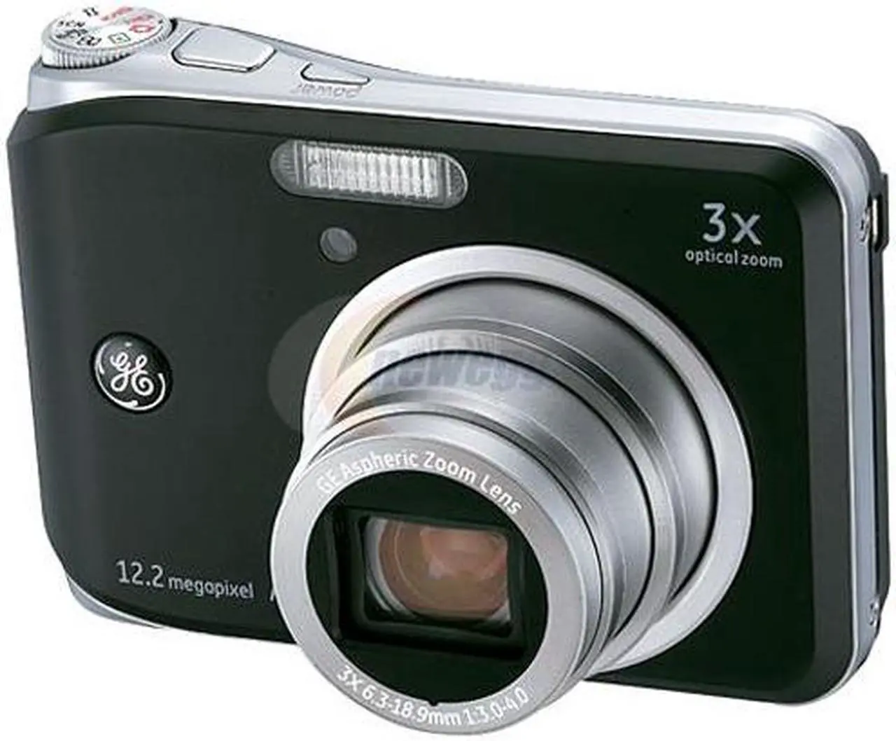 GE A1235 Black 12.2 MP Digital Camera - Newegg.com