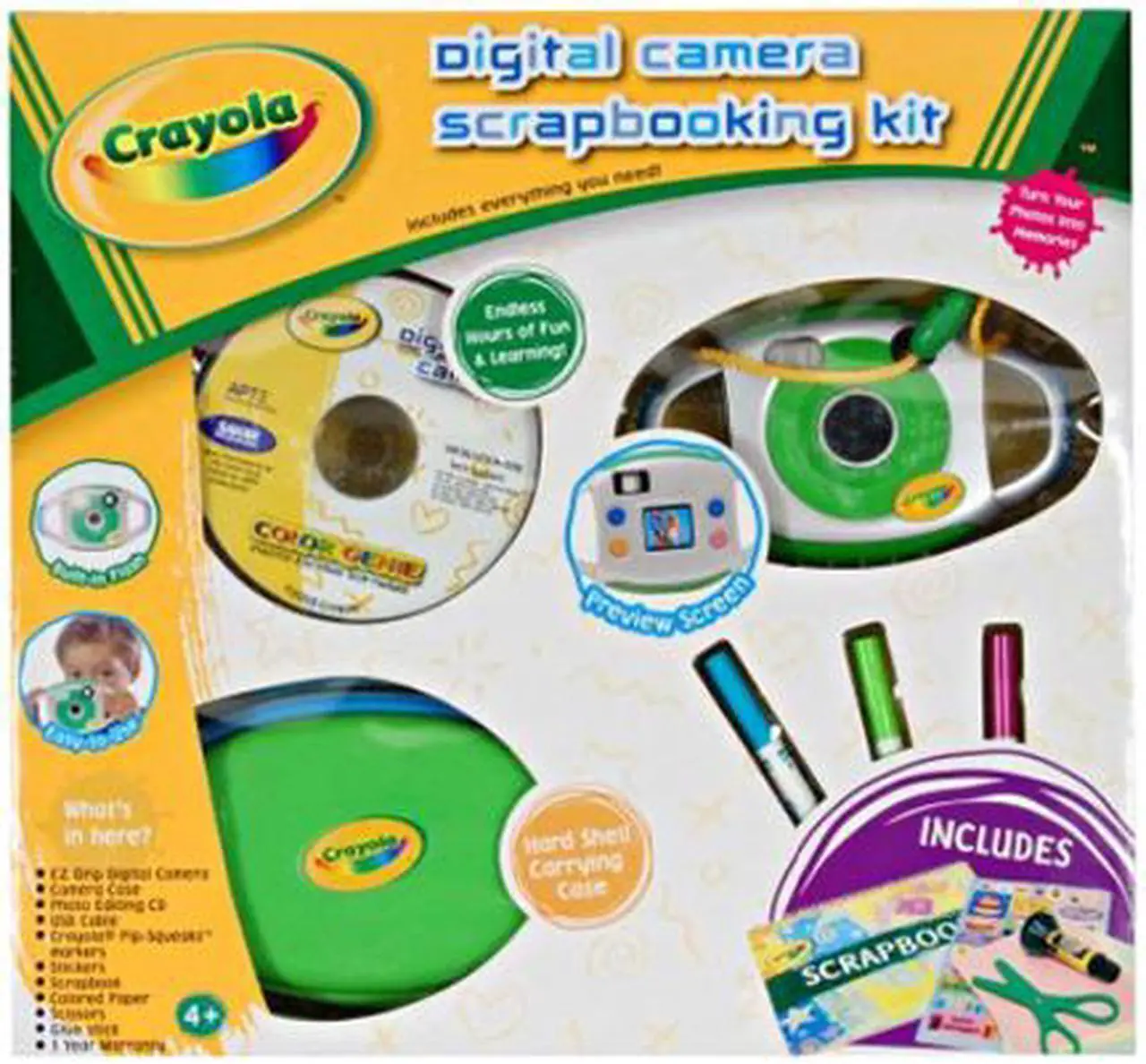 Crayola 23071-G Green Digital Camera Scrapbooking Kit - Newegg.com