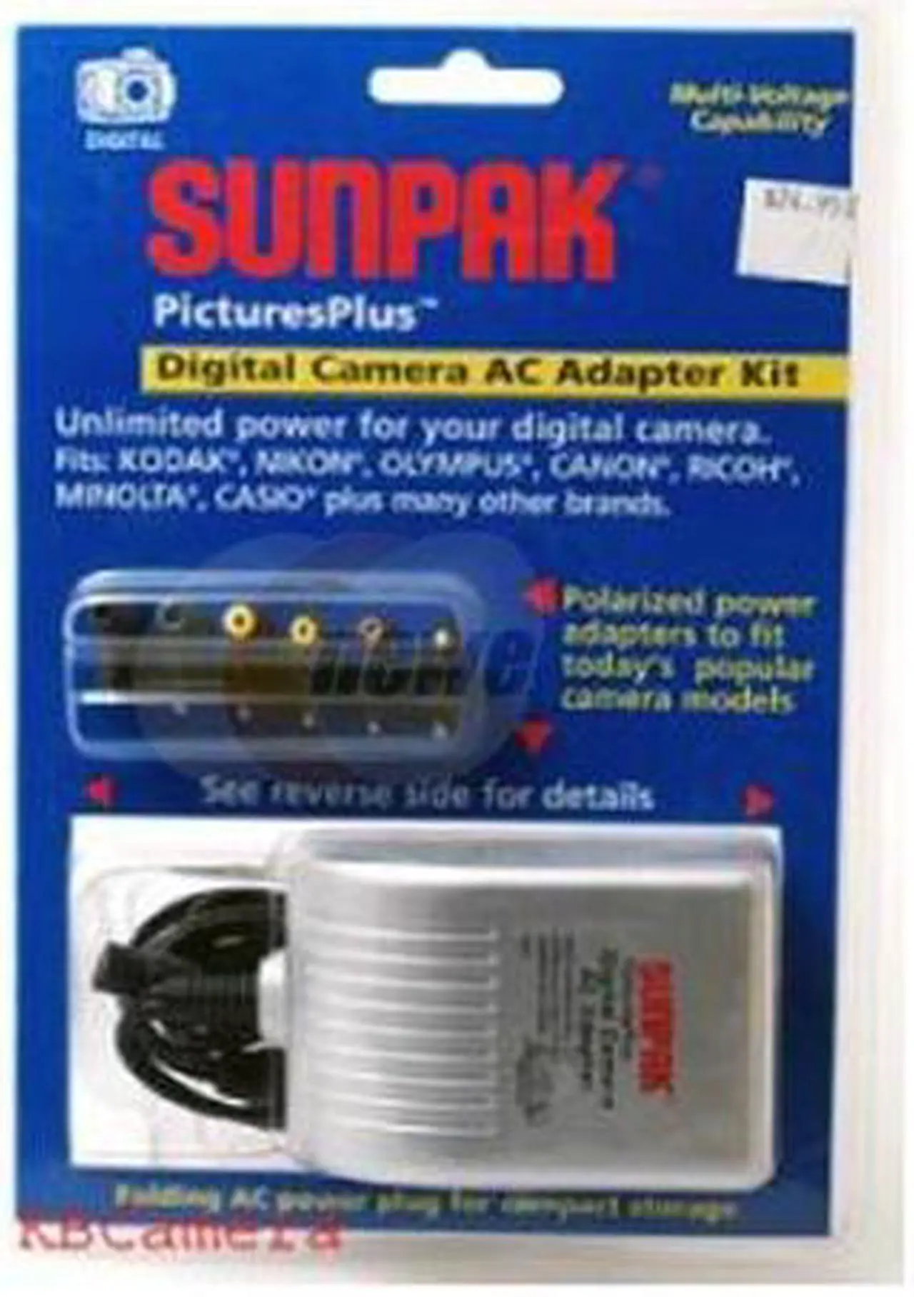 Sunpak ACC-M1035-01 Universal AC Adapter Kit for Digital Cameras ...