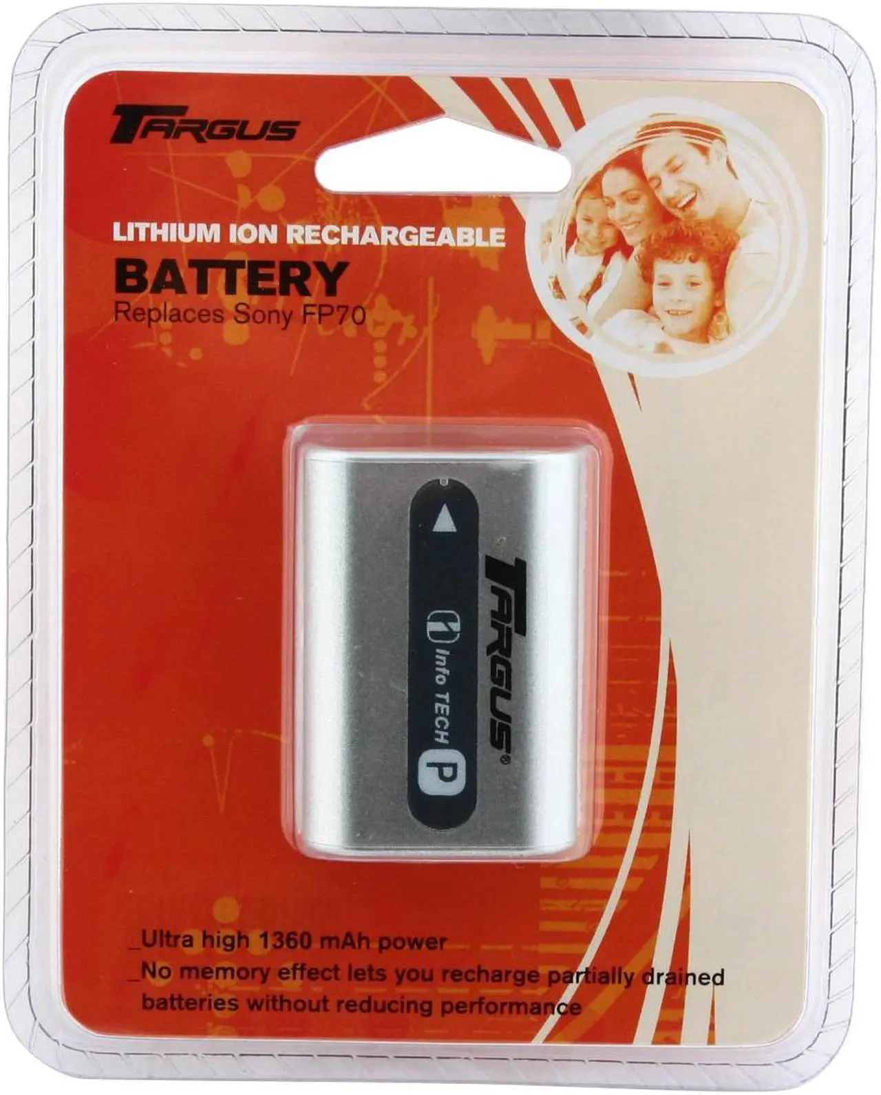 Targus TG-FP70 Rechargeable Battery for Sony FP70 - Newegg.com