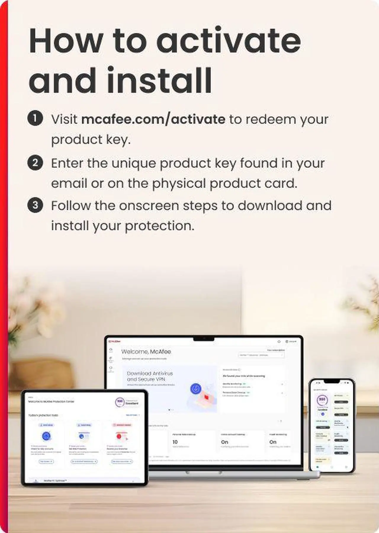 McAfee + Premium Family 2025 - Unlimited Devices / Parental Controls / Unlimited VPN / 1 Year ...