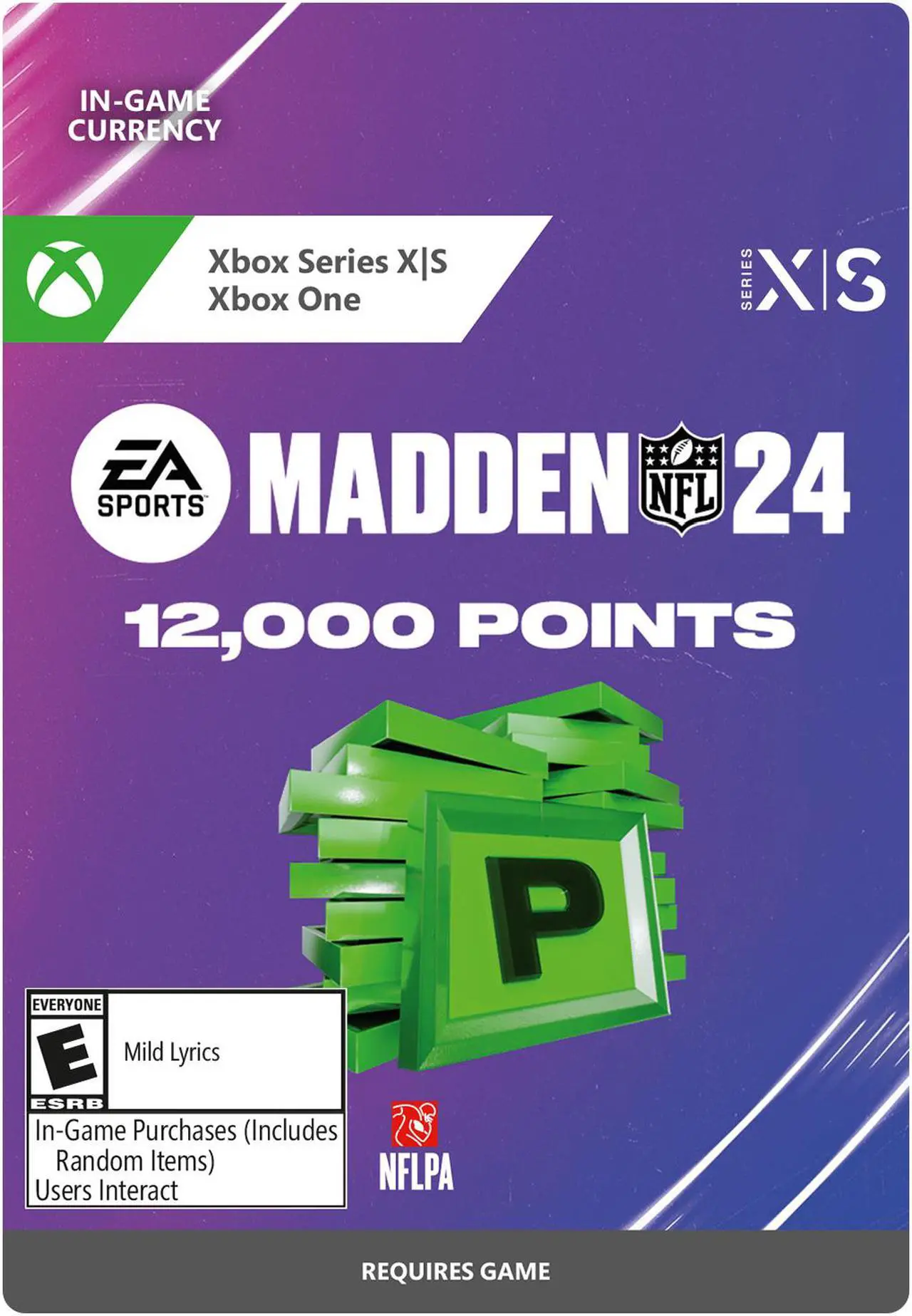 MADDEN NFL 24 - 12000 MADDEN POINTS Xbox Series X|S, Xbox One [Digital ...