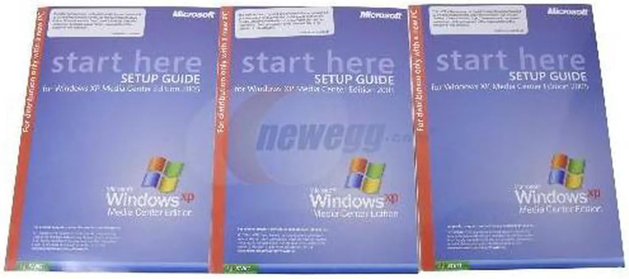 Microsoft Windows XP Media Center 2005 3-Pack - Newegg.com