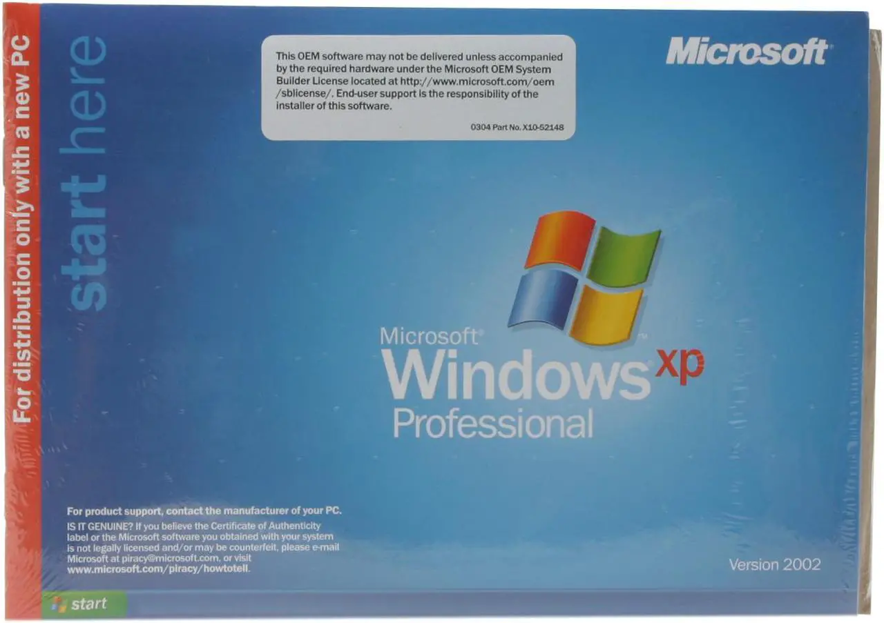 Microsoft Windows XP Professional w/SP2 W/ Multilingual User Interface ...
