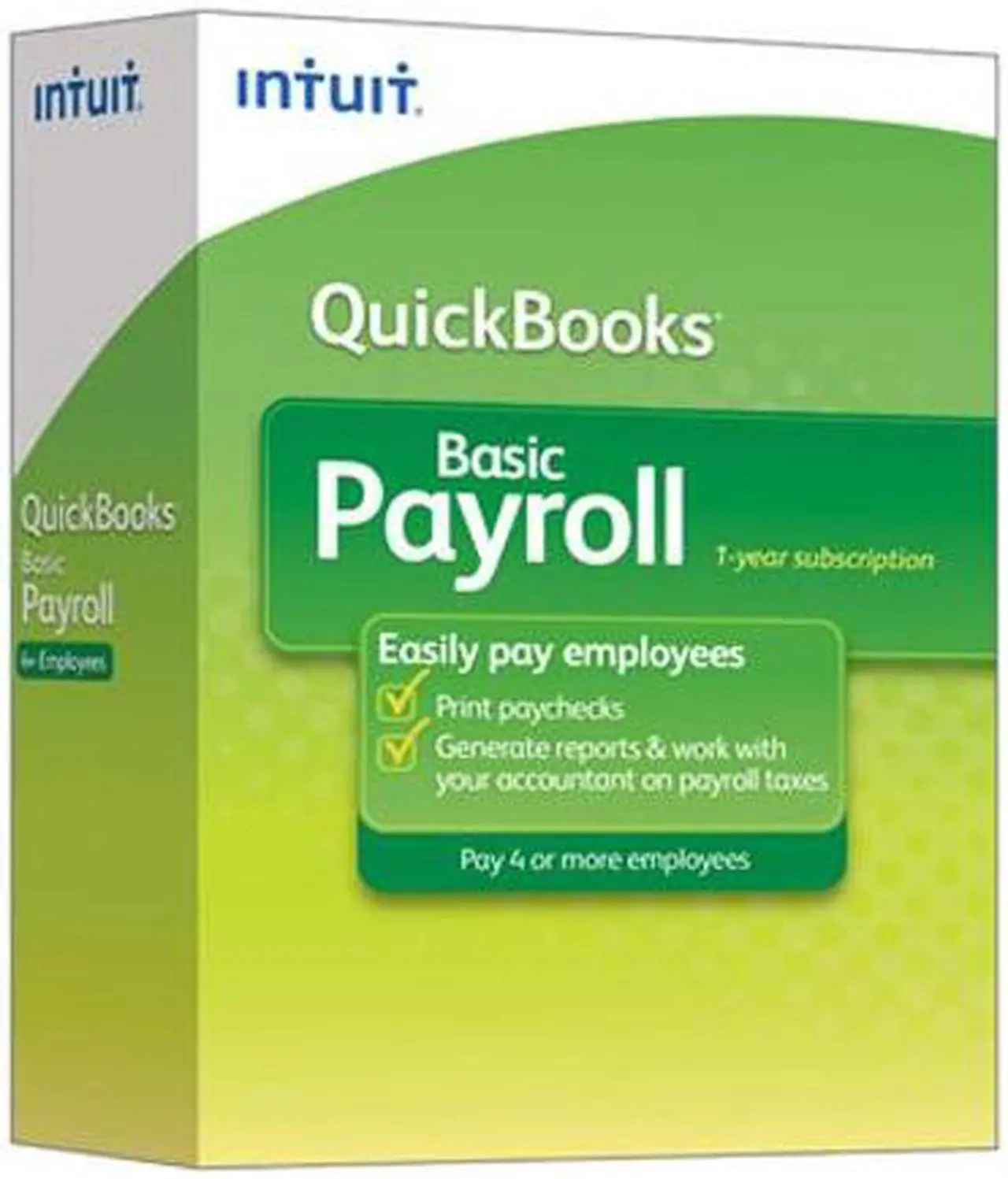 Intuit QuickBooks Basic Payroll Unlimited Employees 2009 - Newegg.com