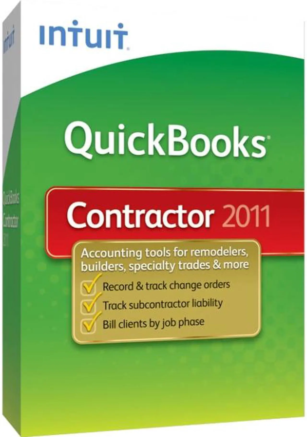 Intuit QuickBooks Premier Contractor 2011 - Newegg.com