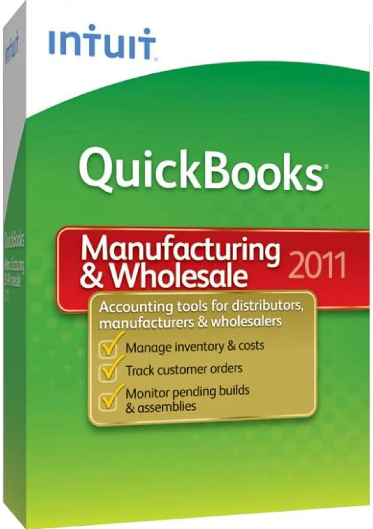 Intuit QuickBooks Premier Manufacturing & Wholesale 2011 - Newegg.com