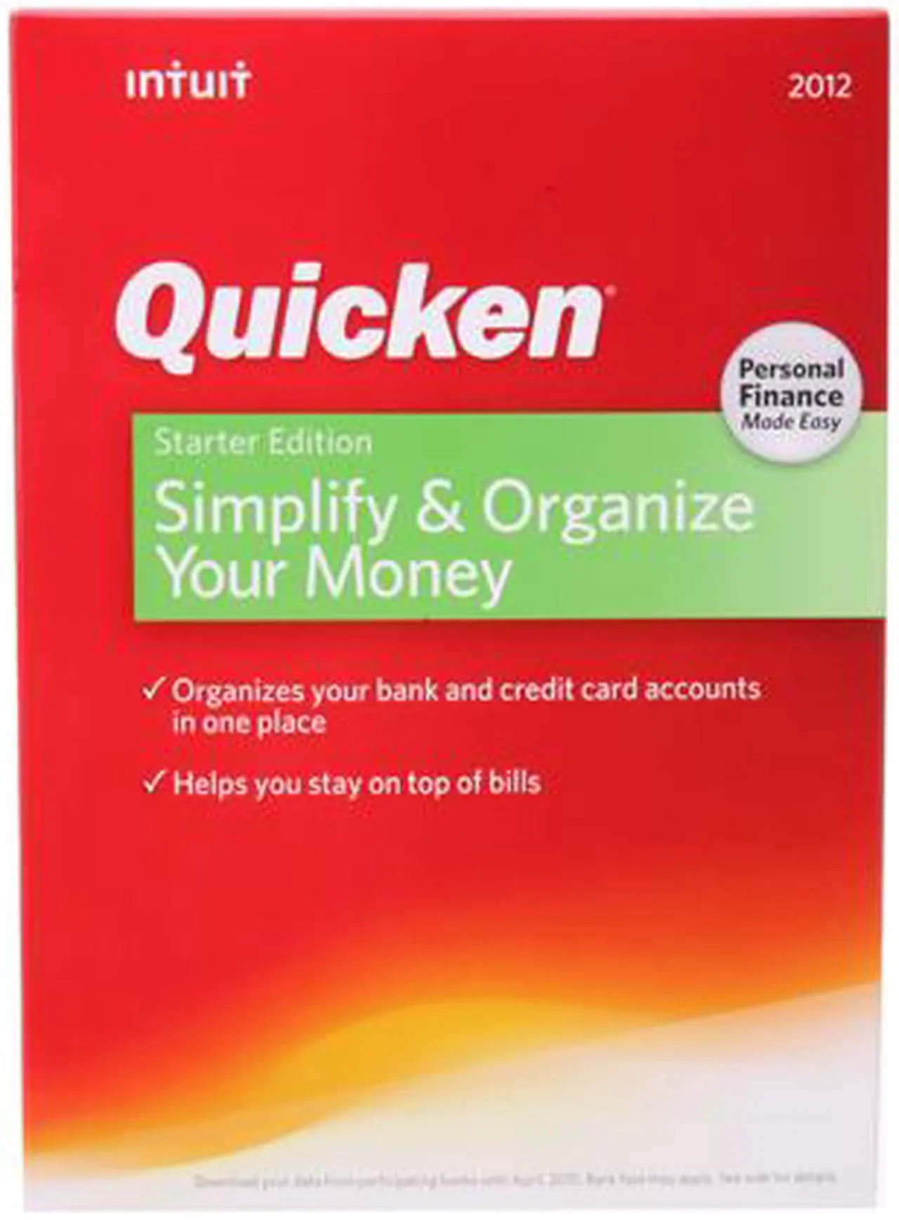 Intuit Quicken Starter Edition 2012 - Newegg.com