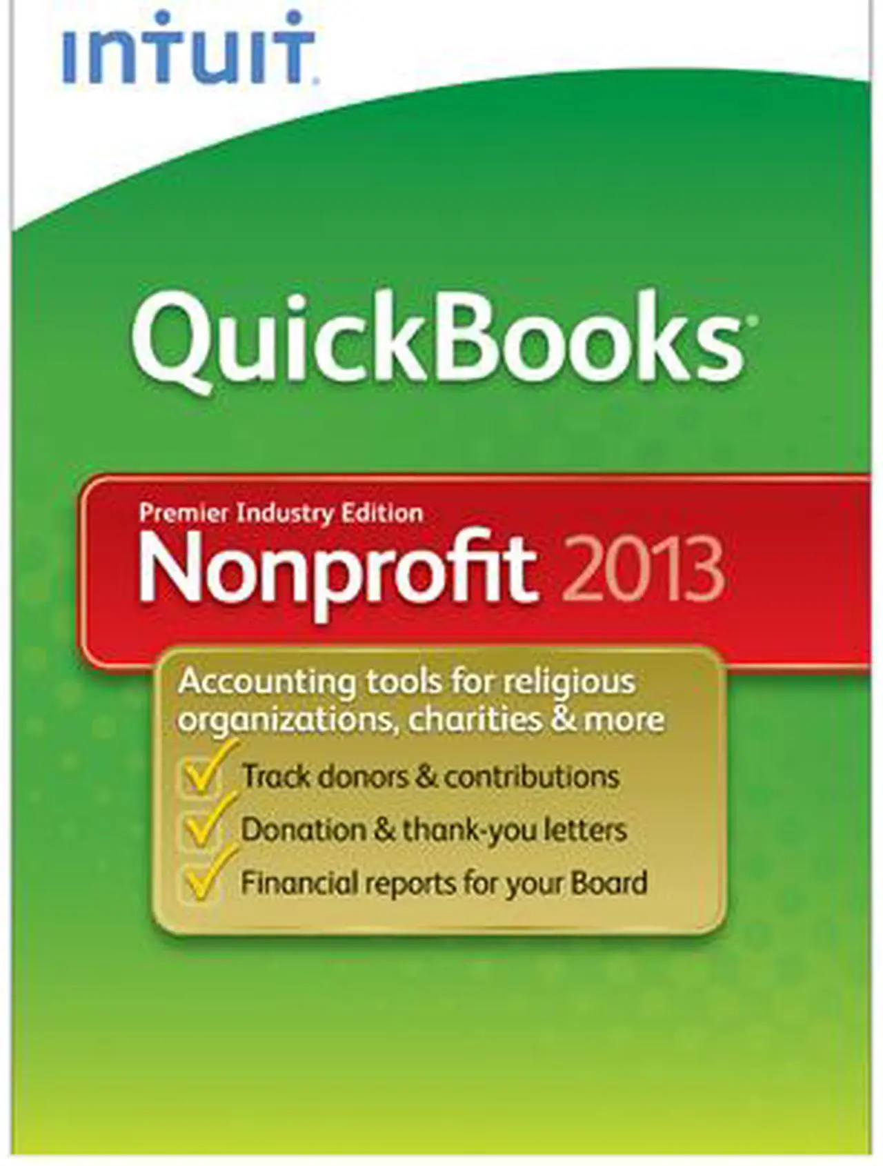 Intuit Quickbooks Premier Non-profit 2013 - Newegg.com