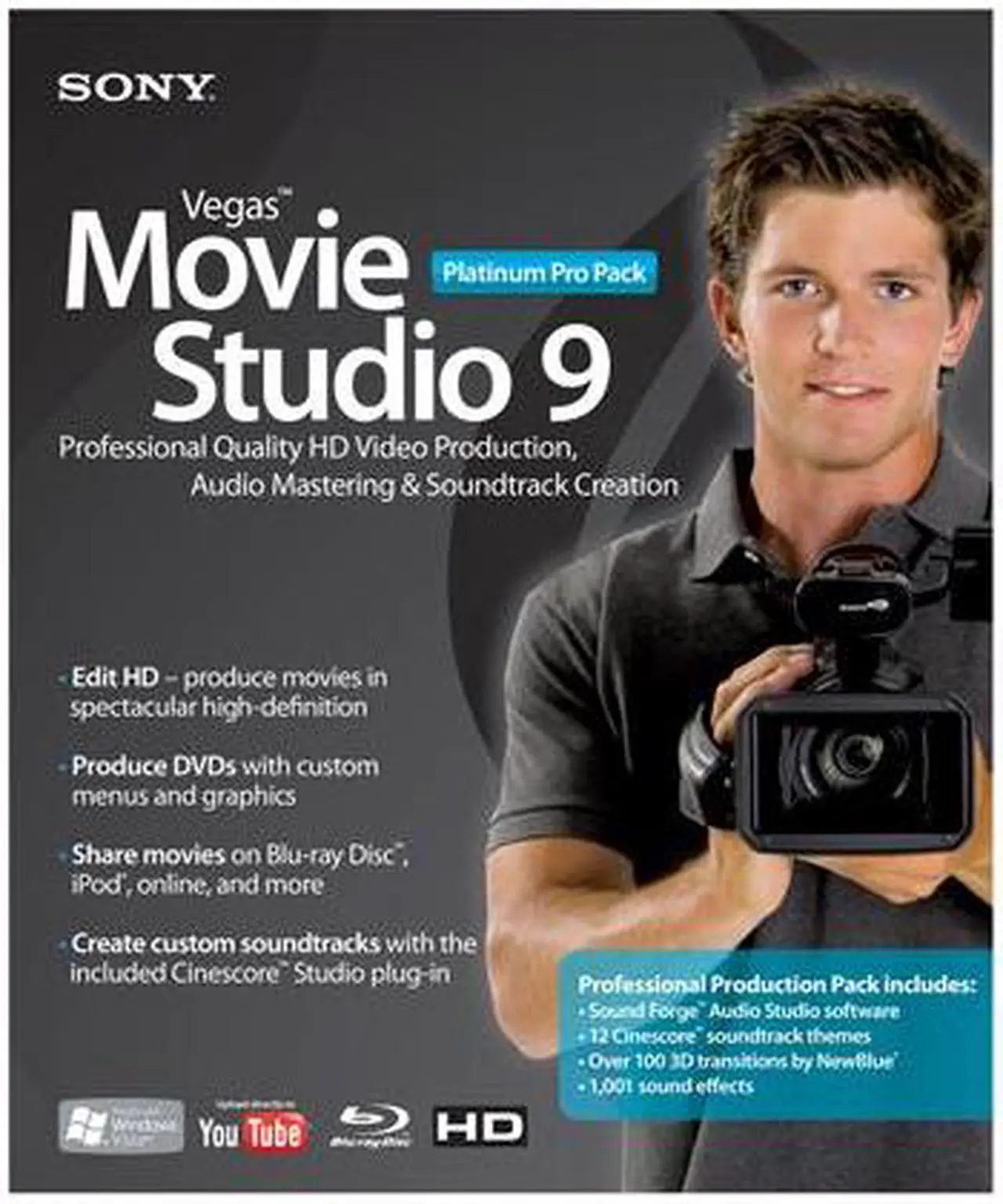 SONY Vegas Movie Studio 9 Platinum - Newegg.com
